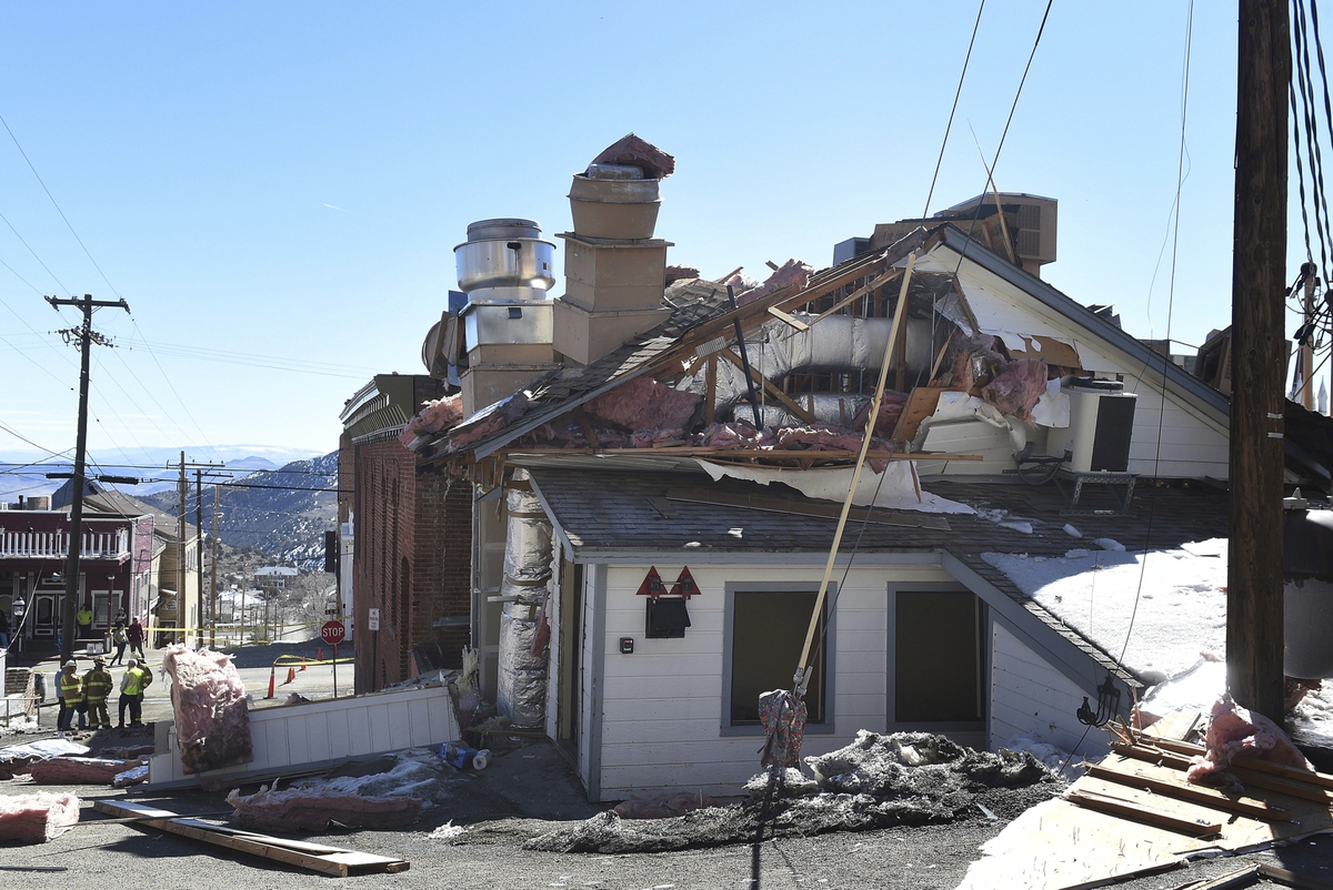 Historic Nevada saloon extensively damaged in explosion - Las Vegas Sun ...