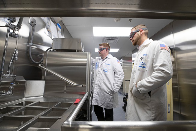 Shade Tree Renovation Tour - CJ Schaudel, territory manager for Ecolab ...