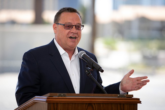 Delta Hotel Groundbreaking Ceremony - Michael Metcalf, COO of Crescent ...