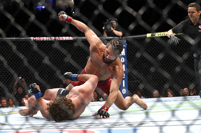 UFC 239 Undercard - Welterweight fighter Jorge Masvidal pounces on Ben ...