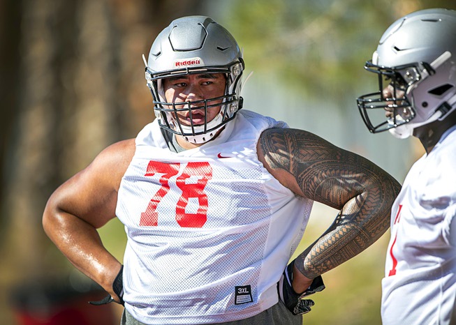 UNLV Football's Justin Polu - UNLV Rebels offensive lineman Justin Polu ...