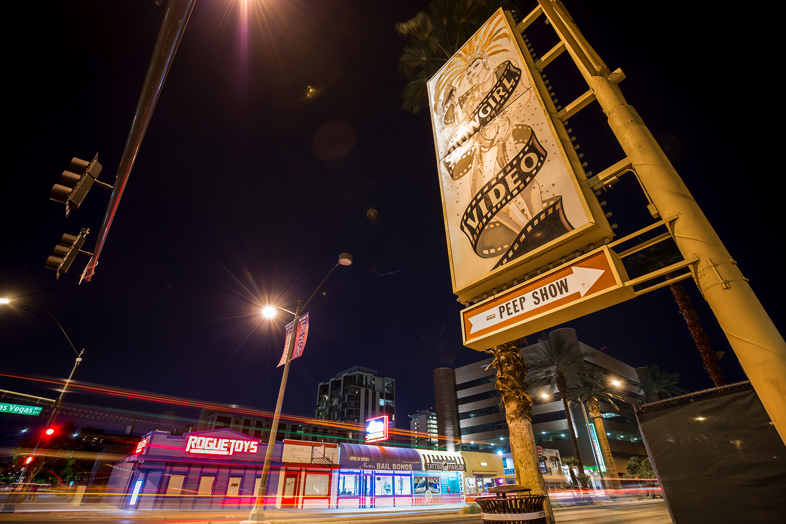 Showgirl Video Signage - Las Vegas Sun News