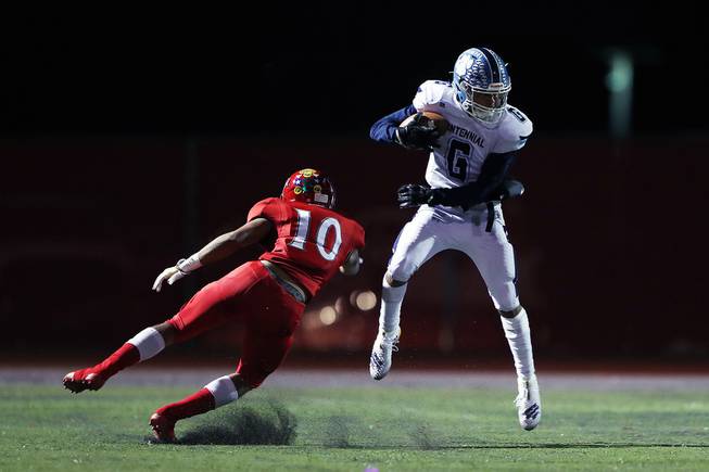 Centennial Defeats Arbor View, 17-14 - Centennial wide receiver Gerick ...