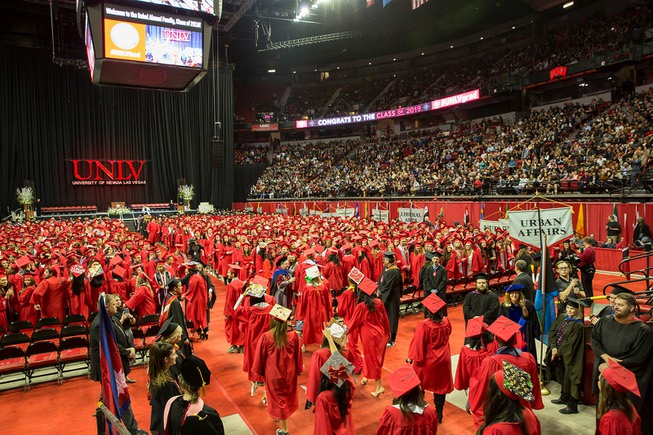 UNLV Winter Commencement Ceremony 2019 - UNLV celebrates the class of ...