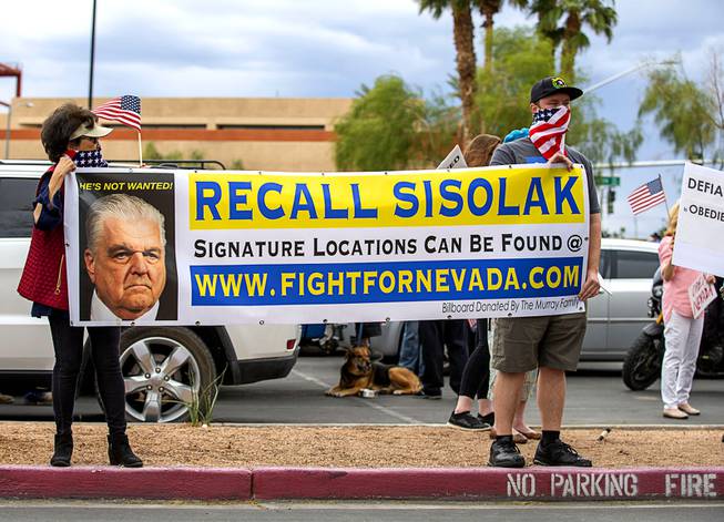 Photograph : "Reopen Nevada" Rally