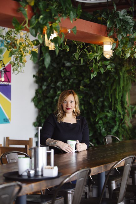 Diana Edelman - Diana Edelman, Founder of Vegans Baby, poses for a ...