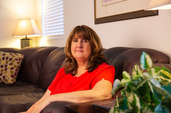 Cathie Sharon - Cathie Sharon poses for a portrait in her home ...