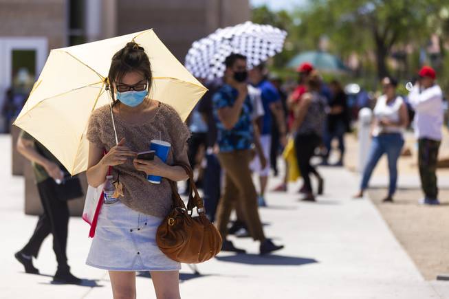 Photograph : DMV Lines - Las Vegas Sun News