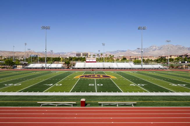 Photograph : Faith Lutheran Football Field - Las Vegas Sun News