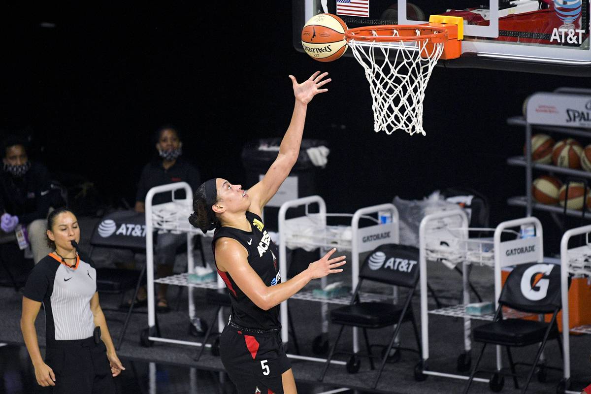 Hot-shooting Aces beat Mystics for 7th straight win - Las Vegas Sun News