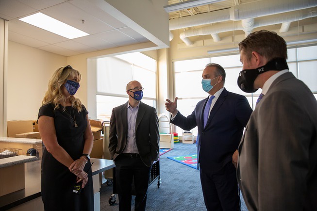 1st Day of School in Clark County - From left, Wasden Elementary School ...