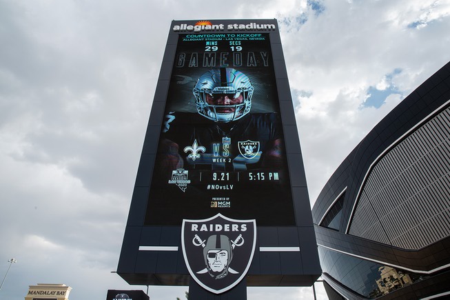 Tailgating During Las Vegas Raiders' First Home Game - Raiders fans ...