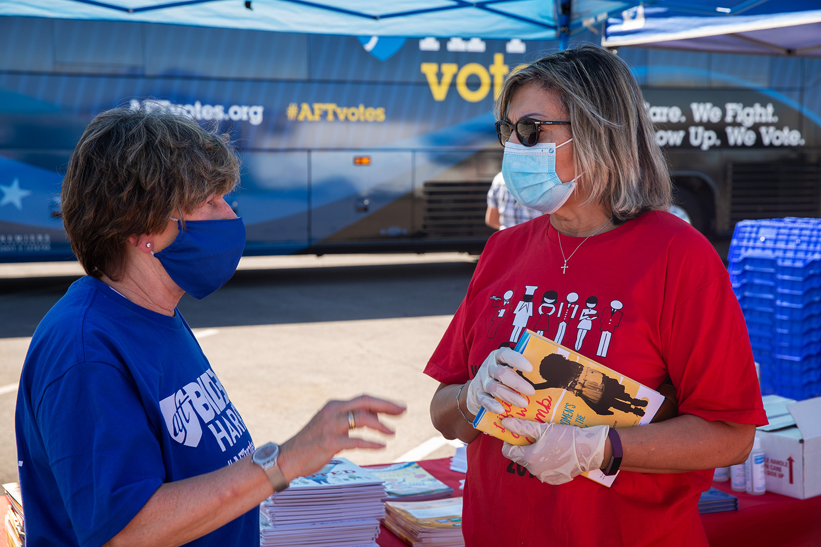 Culinary Workers Union Canvass Launch with AFT - Las Vegas Sun News