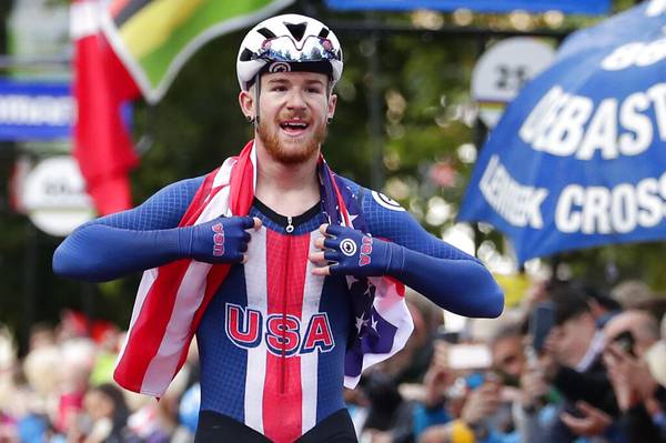 American cyclist suspended by team after pro-Trump comments - Las Vegas ...