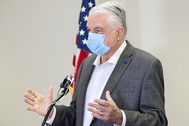 Sisolak urges Nevadans to stay home for 2 weeks to combat COVID surge ...