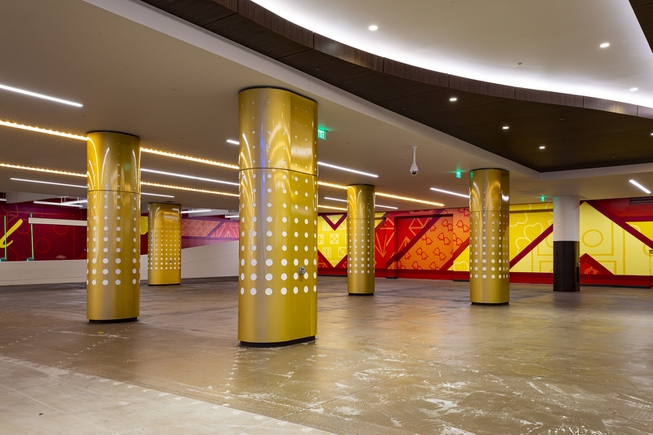 Derek Stevens & Circa - A view of Circa's parking garage called Garage ...