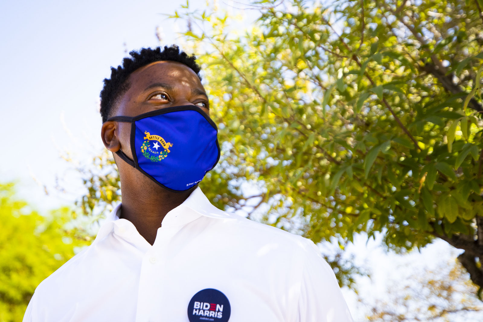 William McCurdy II Campaigns on Election Day - Las Vegas Sun News