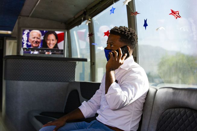 William McCurdy II Campaigns on Election Day - Clark County Commission ...