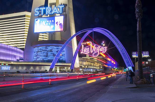 Photograph : City of Las Vegas Gateway Sign