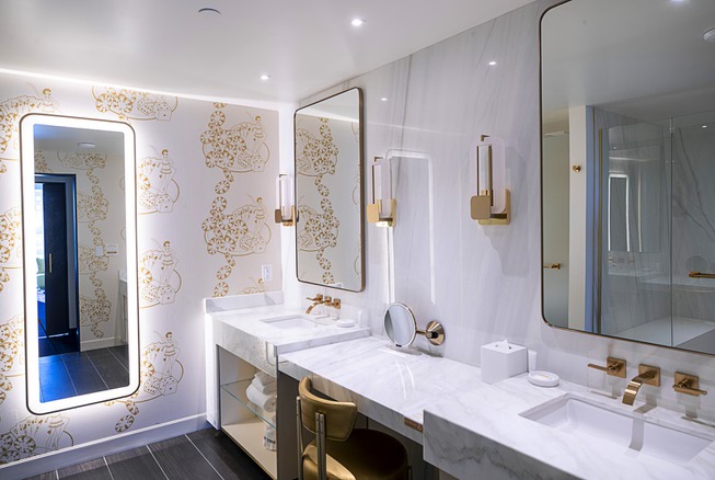 Circa Rooms and Legacy Club Tour - The bathroom is shown in a Circa End ...
