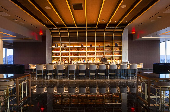 Circa Rooms and Legacy Club Tour - A view of the bar at the Legacy Club ...