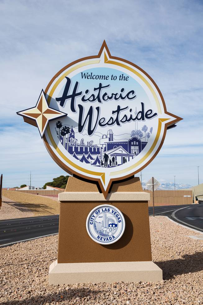 Photograph : Welcome to the Historic Westside Sign - Las Vegas Sun News