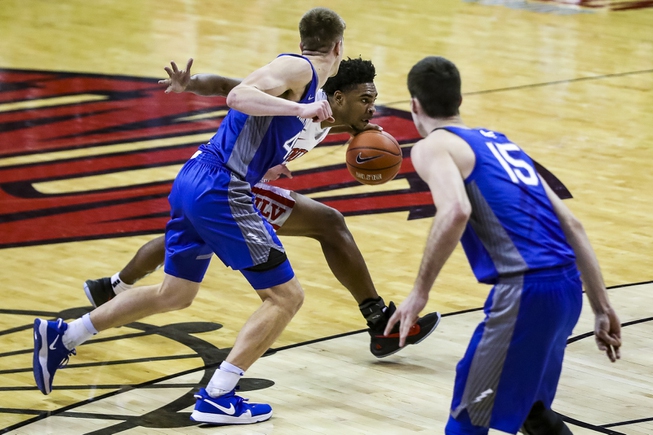 UNLV Rebels Win Against Air Force Falcons - UNLV Rebels guard Bryce ...