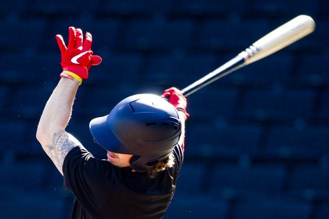 Live Batting Practice at Las Vegas Ballpark - Philadelphia Phillies ...