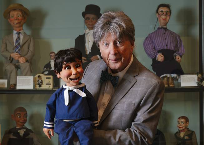 Ventriloquist Valentine Vox - Valentine Vox poses for a photo with a ...