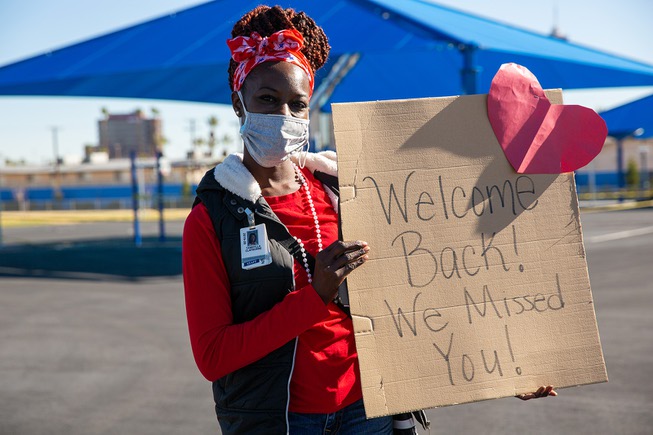 First Day of In-Person School - Tawhylla Claiborne, literacy assistant ...