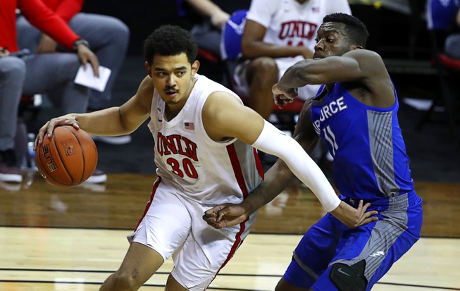 UNLV Beats Air Force, 80-52, in MW Tournament - UNLV Rebels forward ...