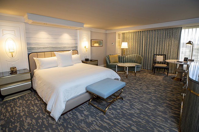 Bellagio And Luxor Room Renovations - A view of a remodeled Premier ...