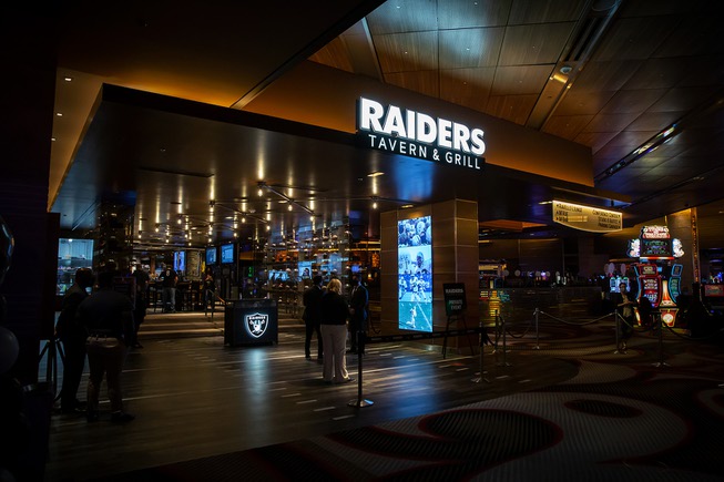 Raiders Tavern & Grill Grand Opening - A look at the Raiders Tavern ...