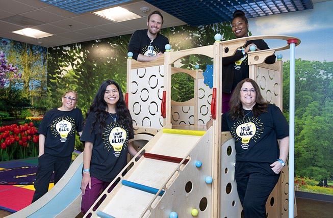 Center for Autism & Developmental Disabilities - Staff poses in Caesars ...