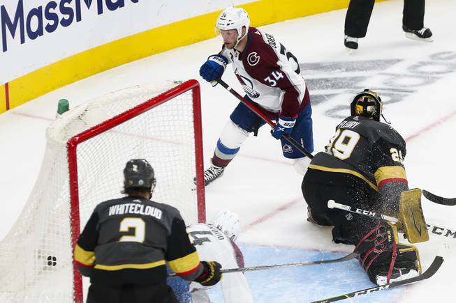 Photograph : Vegas Golden Knights vs Colorado Avalanche - Las Vegas Sun ...