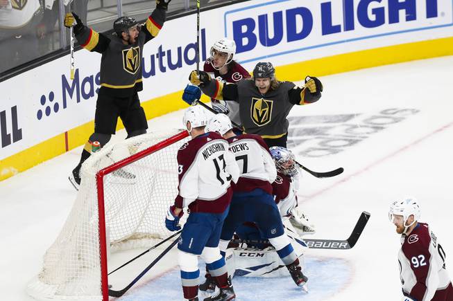 Photograph : Vegas Golden Knights vs Colorado Avalanche - Las Vegas Sun ...