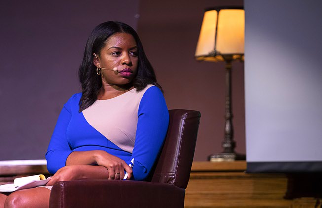 Police Reform Panel At Mob Museum - Moderator Shakala Alvaranga, director of public programs at ...