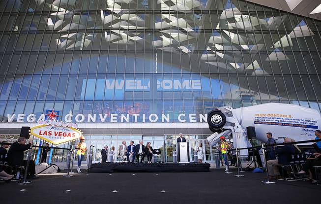 LVCVA's West Hall Opens With World of Concrete - Steve Hill, president ...