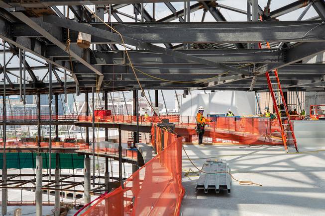 MSG Sphere Construction Tour - A look at the MSG Sphere theater and ...