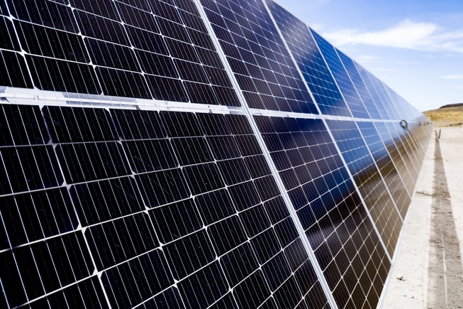 MGM Resorts Mega Solar Array Launch - A closeup look at the solar ...