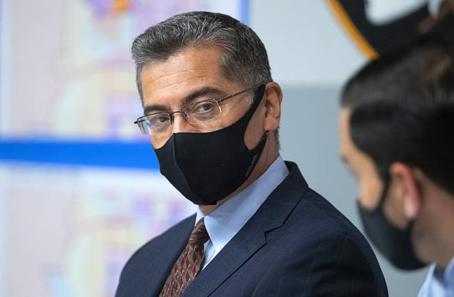 Photograph : HHS Secretary Xavier Becerra in Las Vegas - Las Vegas Sun News