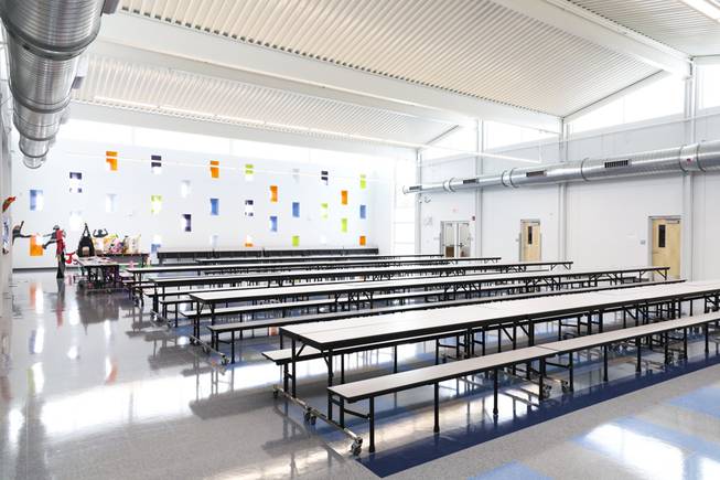 Photograph : Newly Rebuilt George E. Harris Elementary - Las Vegas Sun News