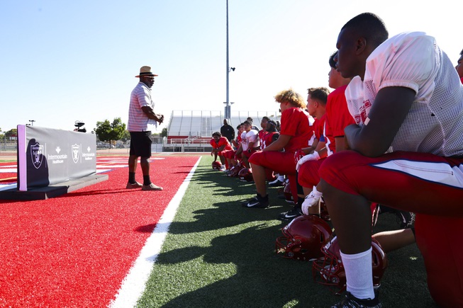 Raiders Helmet Donation to Valley High Football - Former Raiders player ...