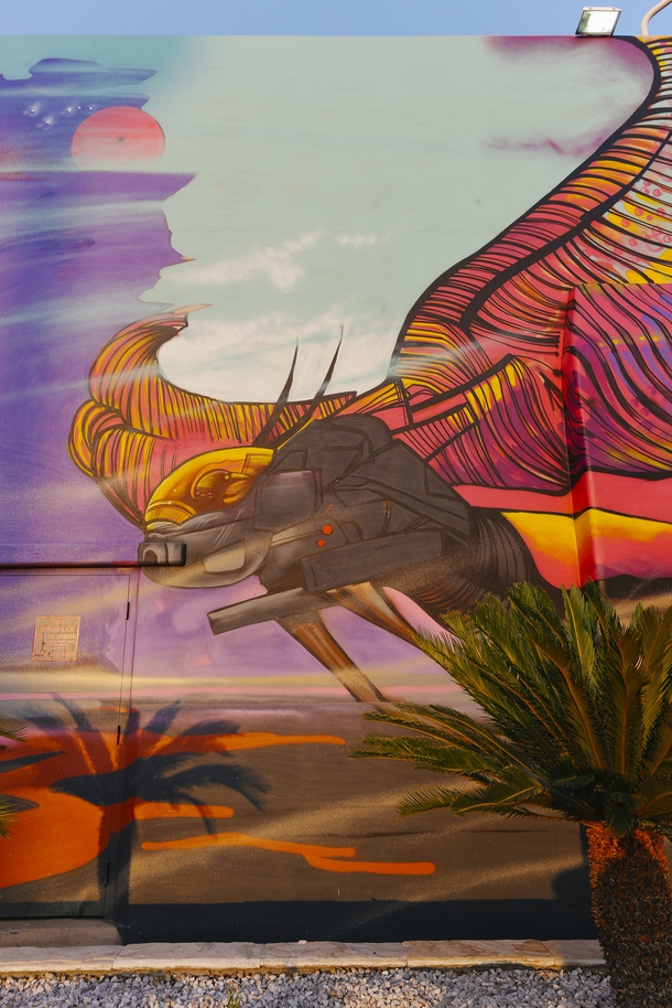 Photograph: Dune Mural - Las Vegas Weekly