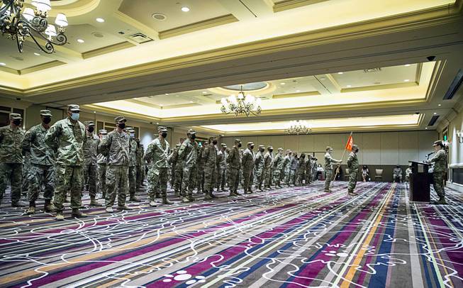 Bravo company, 422d ESB Demobilization Ceremony - Nevada Army National ...