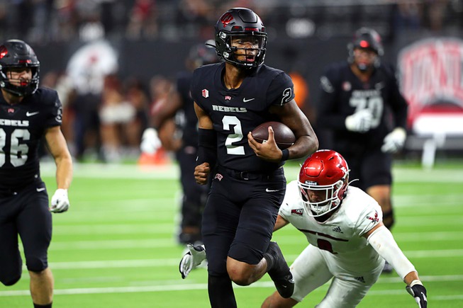 UNLV Falls to Eastern Washington in Double OT - UNLV Rebels quarterback ...