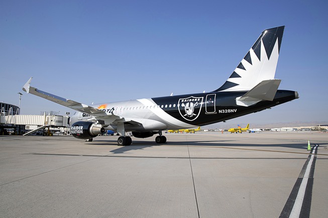 Allegiant's Raiders Plane Unveiled at McCarran - An Allegiant Air ...