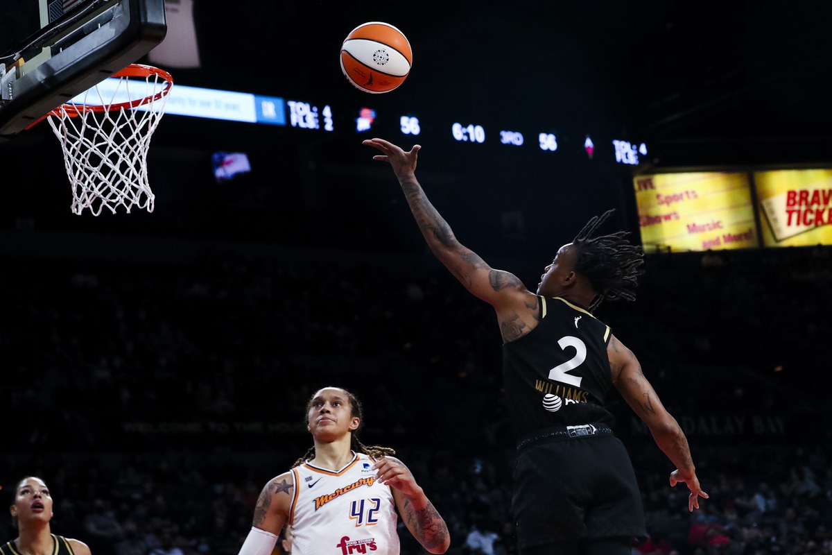 Plum, Aces hold off Mercury in Game 1 of WNBA semifinals - Las Vegas ...