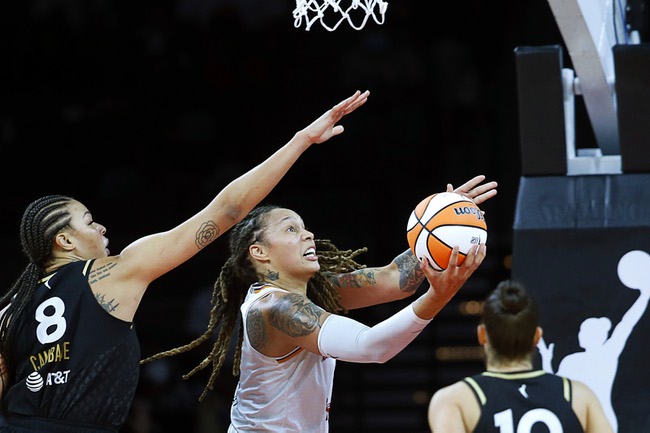 AP source: WNBA to honor Griner with decal on teams' floors - Las Vegas ...