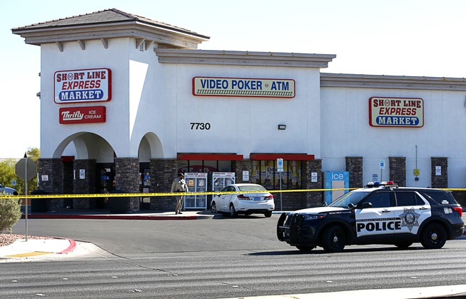 Fatal Shooting at Convenience Store - A view of the Short Line Express ...